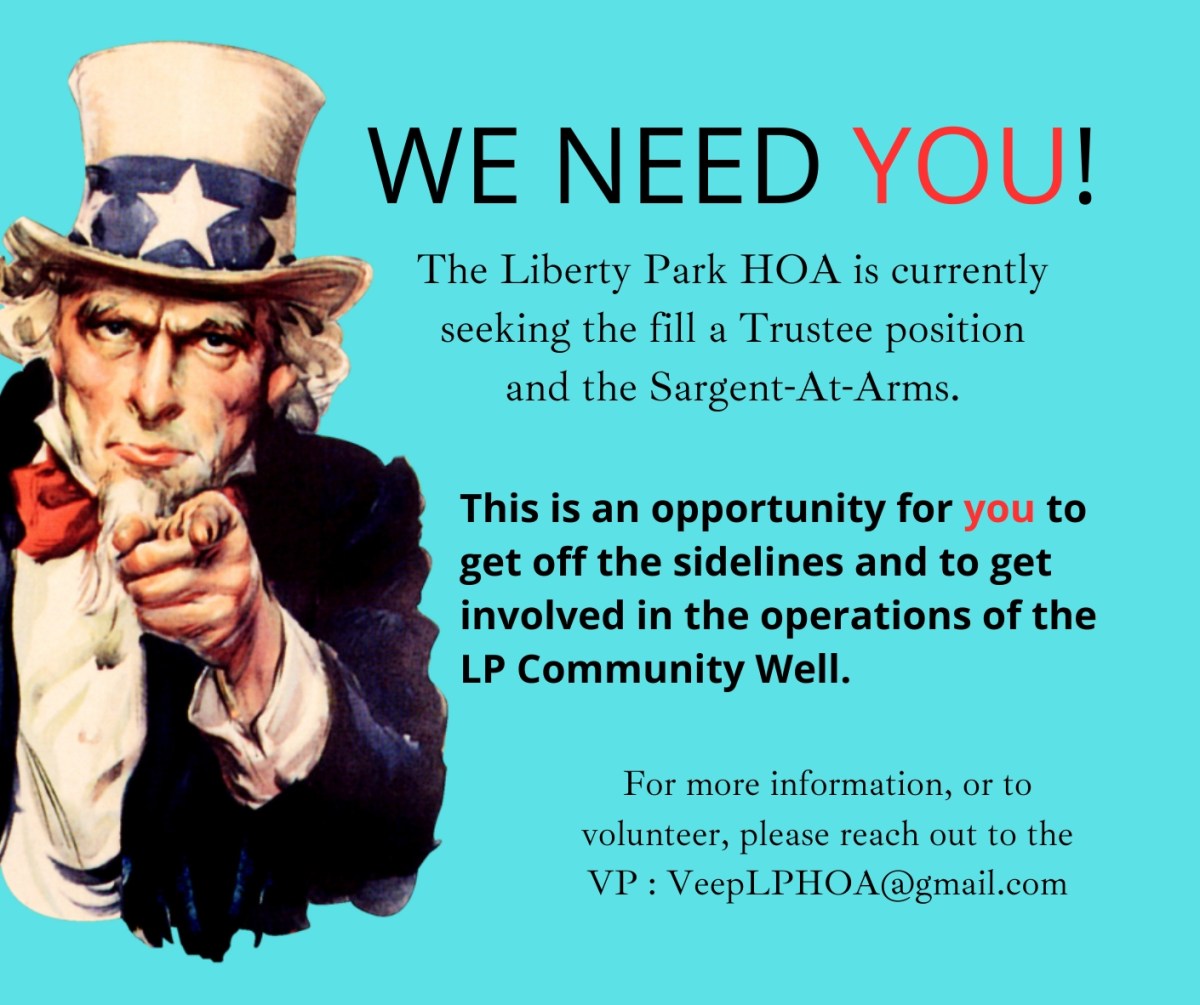 HOA Board Positions | Liberty Park Community